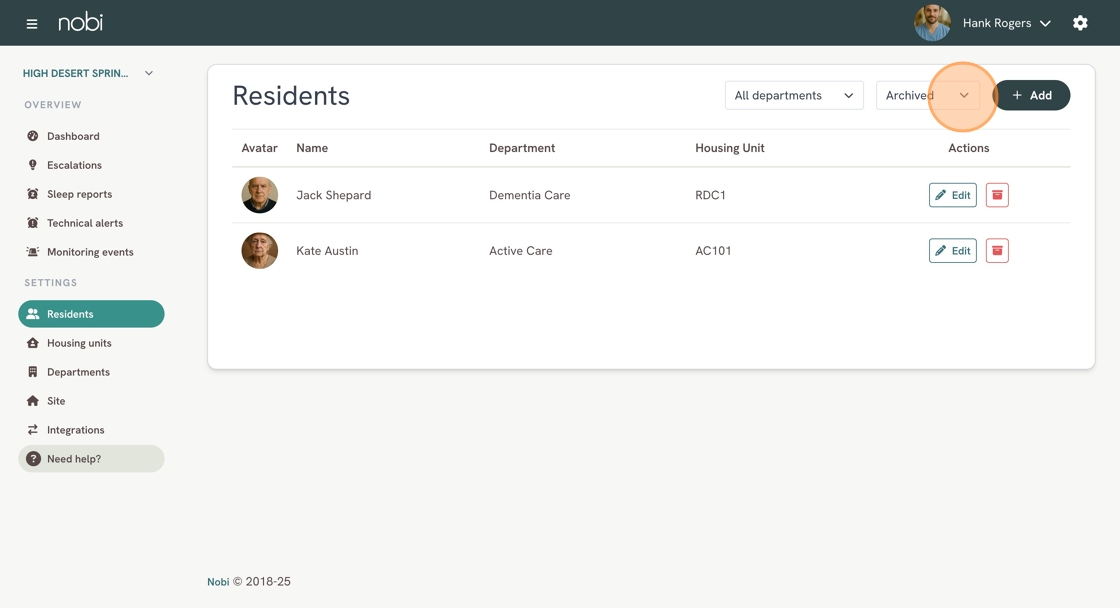 Reactivating Residents – Nobi